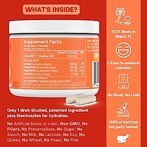 Creatine HCL Pills - Muscle Growth, Endurance, No Bloat, No Load, Not Flavored | Monohydrate Micronized Alternative, Creatine for women and men, Vegan, No Powder, Gummy, Tablets Creatina, 150 Capsules