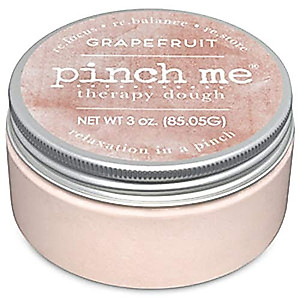 Pinch Me Therapy Dough - Holistic Aromatherapy Stress Relieving Putty - 3 Ounce Grapefruit Scent