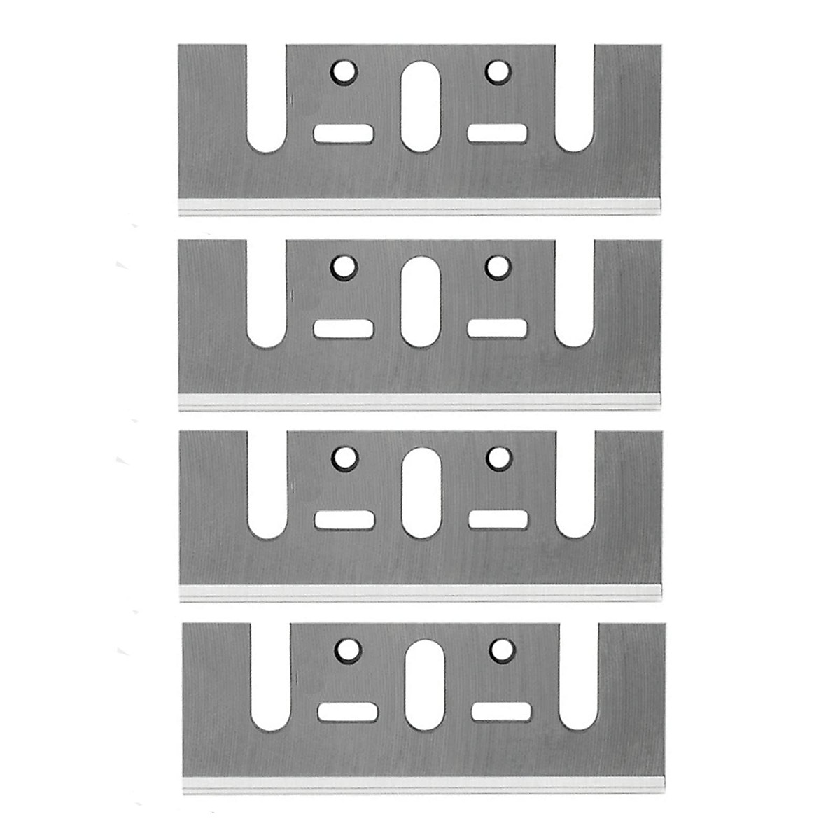 High-Speed Steel Planer Blades, 3-1/4 Inch 82mm Re-sharpenable Blades Replacement for Makita 1900B, KP0810, Dewalt DCP580, DW6655,Bosch 1594 and Most Handheld Planer,4 Pieces