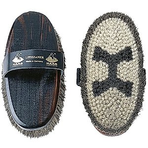 Haas Lipizzaner Womens Body Brush (One Size) (Brown)