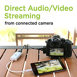 IOGEAR Upstream HDMI to USB-C Video Capture Adapter - 1080p 60Hz - Stream Live Audio/Video - Xbox - PS4 - Switch - DSLR Camcorders - Windows - Mac - GUV301