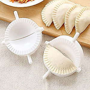 Dumpling Maker Dumpling Tools 5Packs with Different Sizes of Dumpling Mold, Perfect for Making Hand pies, Dumplings, Ravioli, Calzones, Dough Press 5.5/7.5/9.5/12/15.5cm