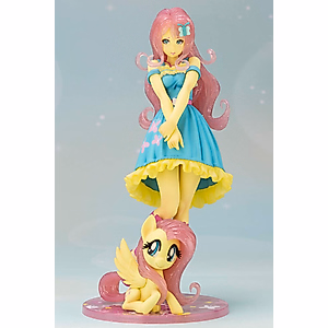 Kotobukiya My Little Pony: Fluttershy (Limited Color Variant Edition) Bishoujo Statue, Multicolor