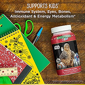 Nature's Bounty Star Wars™ Kids Gummy Multivitamin, Natural Strawberry & Raspberry Flavored, Non-GMO, 180 Gummies