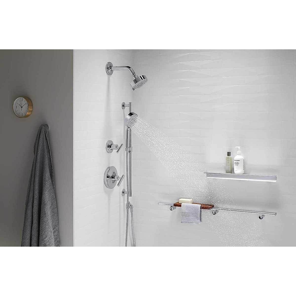 KOHLER Forté 2.5 Gpm Multifunction Handshower Kit with Katalyst Air-induction Technology