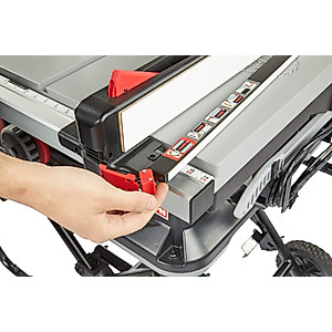 SAWSTOP 10-Inch Jobsite Saw Pro with Mobile Cart Assembly, 1.5-HP, 12A, 120V, 60Hz (JSS-120A60)