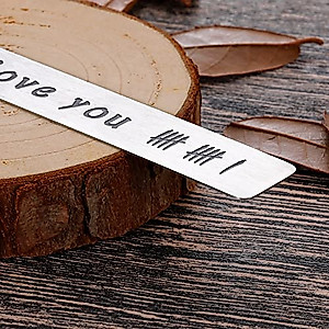 Valentines Day Anniversary Bookmark Gifts for Him Boyfriend Gifts from Girlfriend Her Boyfriend 11 Year Gifts for Husband Wife Couple Book Mark Birthday Christmas Wedding Gifts Long Distance Gifts