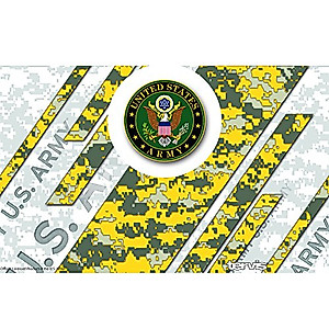 Tervis Army Stainless Steel Tumbler with Clear and Black Hammer Lid 20oz, Silver