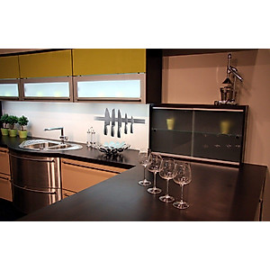 BULLETSHAKER Magnetic Knife Strip Holder 16 inch Self Adhesive with Powerful Magnetic Pull Force (Upgraded Version)