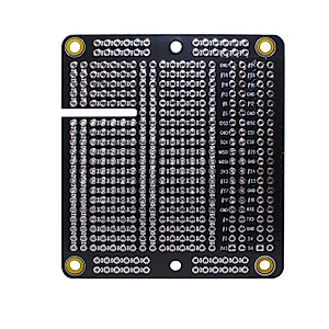 MakerSpot Prototyping Board for Raspberry Pi 2 Pi 3 A+ B+ Pi4 v2.2 Soldered with Female Connectors with Pin Header Set in Extra Long & Short Length