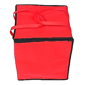 ULTECHNOVO 1pc Portable Cooler Bag Collapsable Cooler Shopping Tote Bag Portable Heating Lunch Box Insulated Pizza Bag Cold Delivery Bag Heated Lunchbox Pizza Insulation Tote Lunch Bag Food