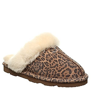 BEARPAW Women's Loki Exotic Leopard Size 7 | Women's Slippers | Women's Shoes | Comfortable & Light-Weight