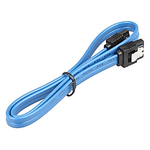 LIANSHU 6Pack Straight SATA III Cable 6.0 Gbps L=24 Inches 6 Gbps Data (6Pack Blue)