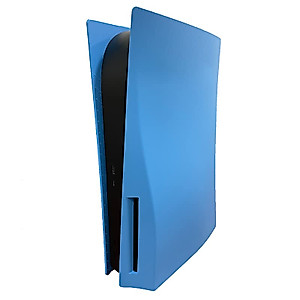 Wedorat PS5 Plate Starlight Blue Faceplate PS5 Cover Skin Replacement, Playstation 5 Game Console Case Cover Hard Shell Hard Shockproof ABS Anti-Scratch PS5 Side Plate Accessories Star Blue