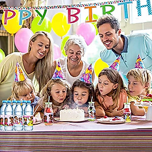 24Pcs Water Bottle Labels for Kids Birthday Party Supplies, 3 Styles 8.5” x 2” Water Bottle Labels, Self-Adhesive Waterproof Water Bottle Labels for Kids Girls Boys Birthday Party Decorations