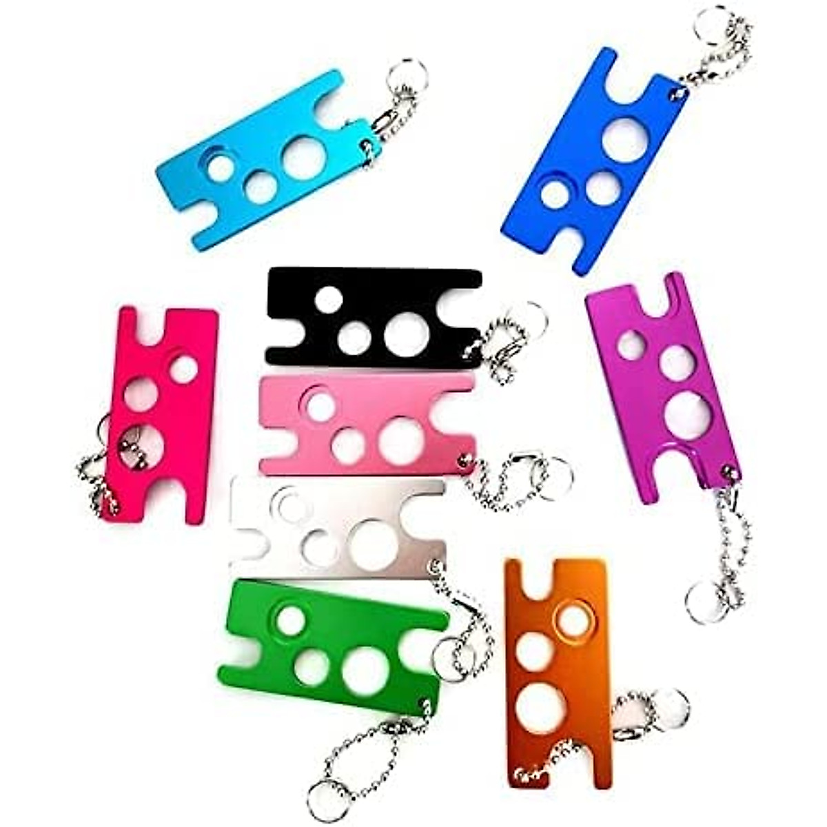Htppzjr Essential Oil Bottle Metal Orifice Remover Opener Roller Bottle Opener Metal Key Tool Opener and 123456r for Roller Balls and Caps
