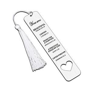 Christian Bookmarks Gifts for Women Teenage Girls Birthday Christmas Gifts for Kids Teens Stocking Stuffer for Sister Friends Employee Appreciation Gifts for Coworkers Religious Bible Verse Book Marks