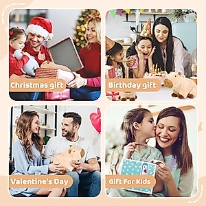 Riuhot Cute Capybara Plush Pillows Kawaii Soft Capybara Stuffed Animals Capybara Plushie Birthday Christmas Valentine's Day Gift for Kids(9in)