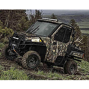 Polaris Lock & Ride Full Glass Windshield - Clear