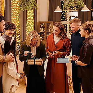 Carwales Silver Clutch Purse Rhinestone Purses for Women Evening Wedding Party Bridal Handbag Elegant Formal Evening Bag(Silver)