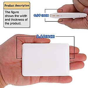 ebuddy Mini Dollhouse Toy Cat Laptop Tiny Fake Computer Mirror for Cat (White)