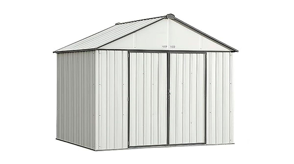 Arrow EZEE Steel Shed 10x8 with Quick Assembly & Strong Design