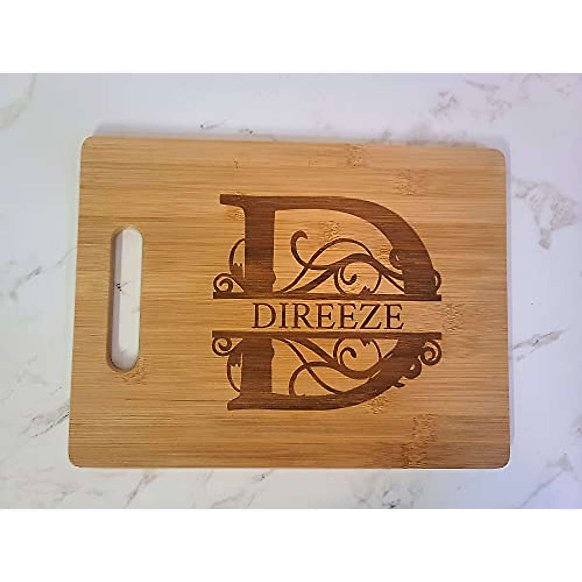 Personalized Bamboo Cutting Board (Horizontal)