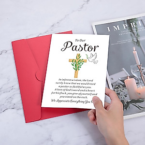 Pastor Appreciation Cards, Pastor Appreciation Gifts, Pastor Gifts, Pastor Appreciation Gifts for Men Women, Thank You Gifts for Pastors Appreciation Gifts Priest Pastor Christmas Christian Prayer