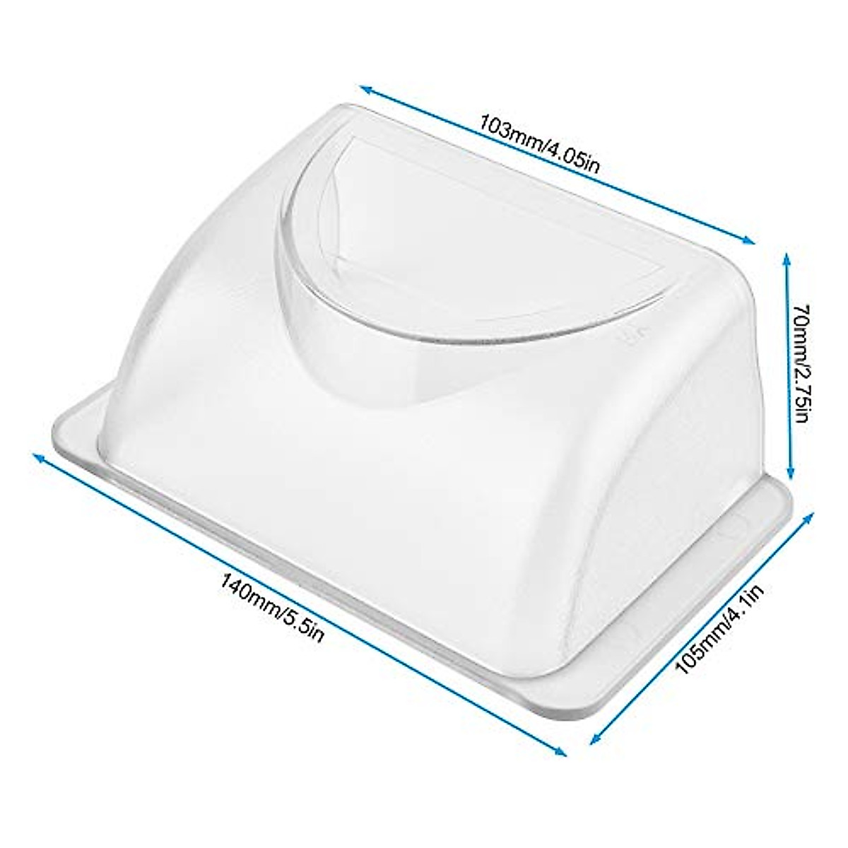 Plastic Rain Cover, Waterproof PV Plastic Rain Cover Waterproof Shell for Door Access Control Keypad Controller Rainproof Cover Sell Protector,Ring doorbell Cover