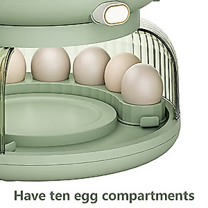 40lb Rice and Grain Storage Container, 360° Rotating Food Dispenser Measuring Cylinder with Lid Moisture Resistant Household, Airtight Storage of Black Rice, Yellow Rice and Other Small Beans