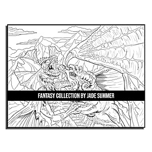 Fantasy Collection: An Adult Coloring Book with 100+ Incredible Coloring Pages of Mermaids, Fairies, Vampires, Dragons, and More!