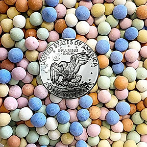 nutroeno Leca Expanded Clay Pebbles for Plants - Hydro Clay Balls Potting Mix for Orchid, Cactus, Succulents, Grow Medium for Hydroponics, Drainage, Decoration, Aquaponics. HY053 - 1.8 KG 3-5 mm