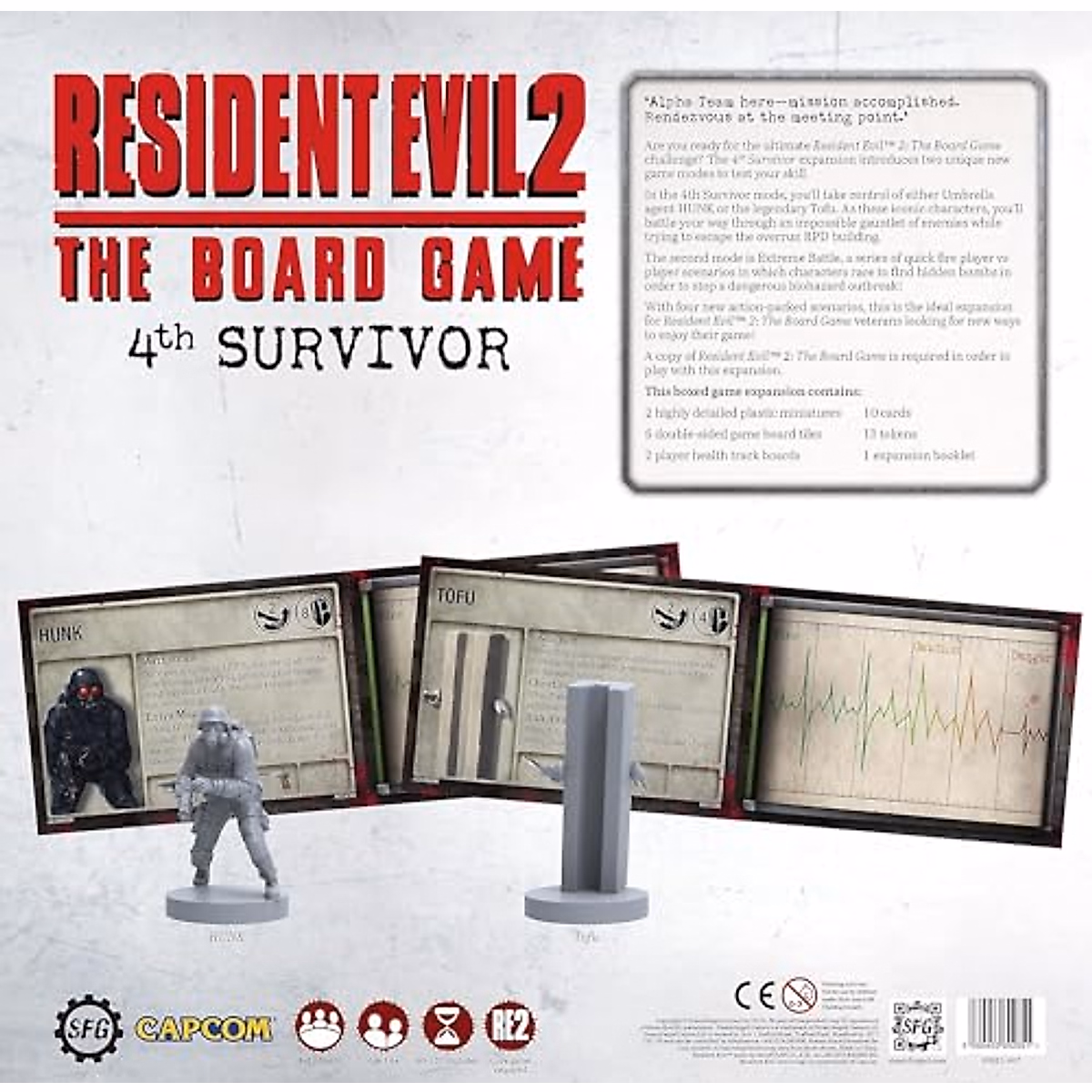 Resident Evil 2 The Board Game: - 4th Survivor Expansion