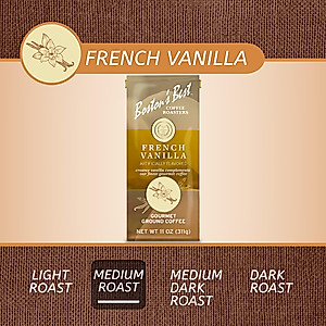 Boston’s Best Coffee - French Vanilla Coffee, Delicious Gourmet Coffee, Premium Ground Coffee, 11 oz. / 311 g Coffee Bag