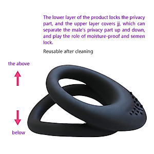 Silicone O-Ring- Cock Rings for Men Sex Games Rubber Cock Ring Penis Rings Sex Toys for Couples Soft Silicone Couples Penis Rings for Men Sunglasses HNSJS-12
