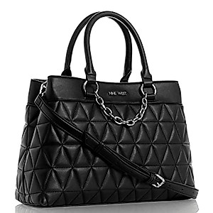 NINE WEST Judilee Satchel Black One Size