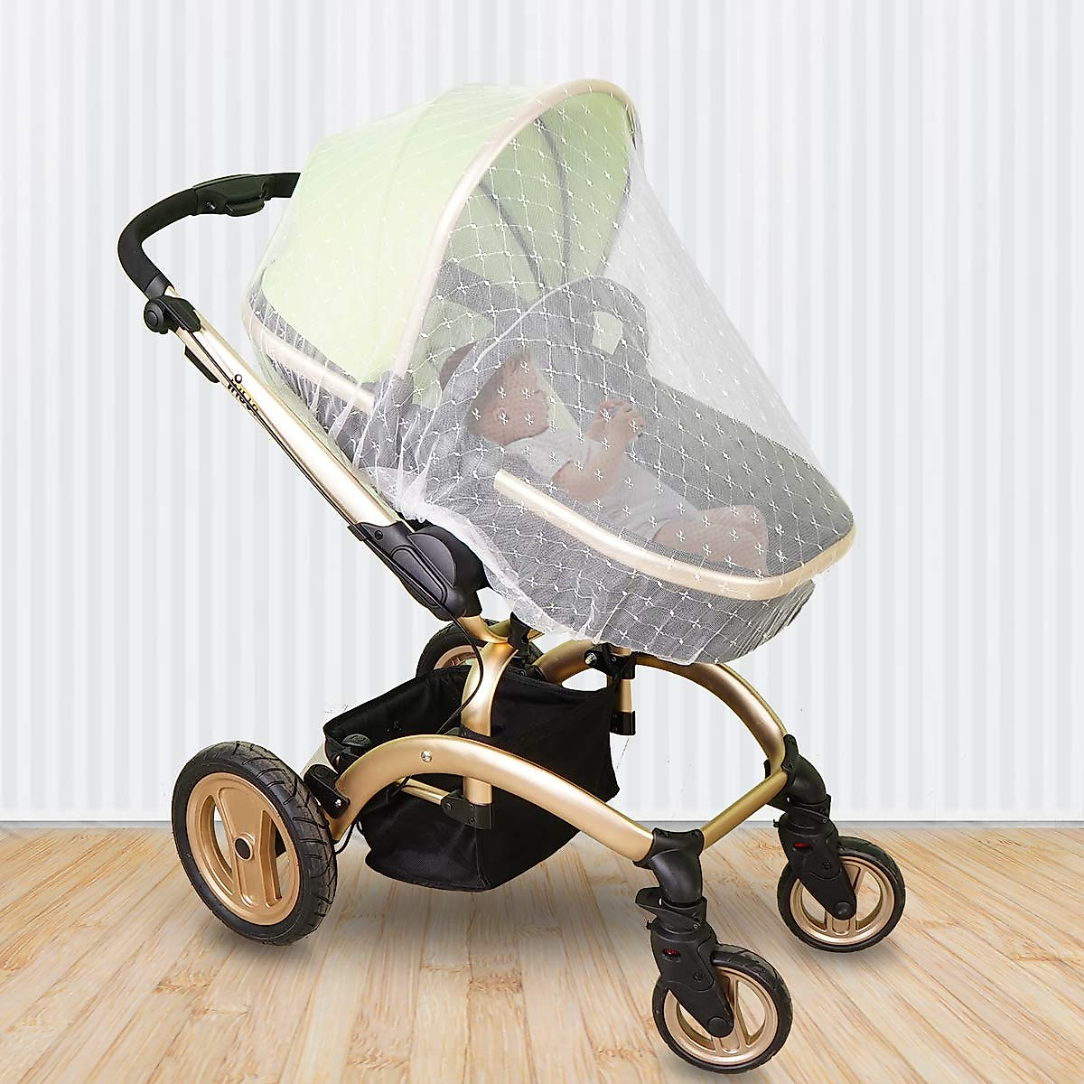 Mosquito Net for Baby Stroller | Bug Net for Infant Carriers Car Seats Cradles, Crib, Pack and Play, Bassinet, Playpen | Premium Infant Protection net for Summer Infant, Graco, Baby Jogger, Chicco