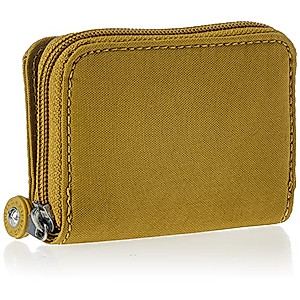 Kipling Womens Women's Tops Wallet, Compact, Practical, Nylon Travel Card Holder Wallet, Pear Chartreuse 360, 3 L x 4.125 H 1 D US
