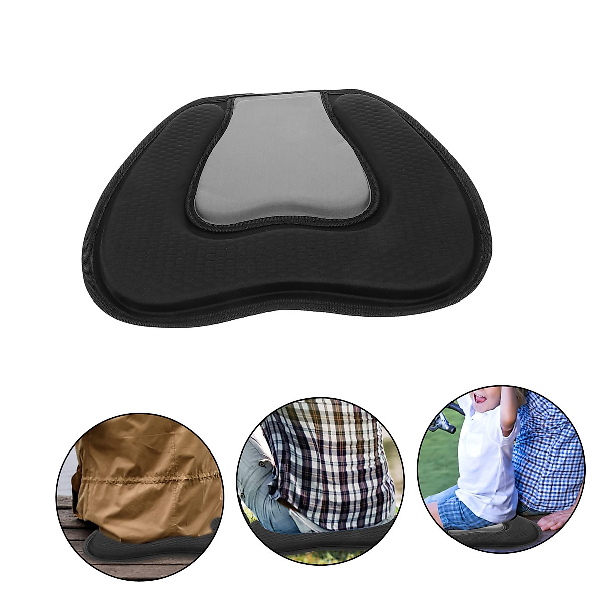 2pcs Kayak Cushion Sit-on Rowing Boat Mat Kayak Supplies Sit on Kayak Seat Canoe Boat Seat Cushion Kayak Seat Replacement Seat for Kayak Fishing Seats Kayak Seats Canoe Cushion