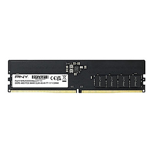 PNY Performance 16GB DDR5 4800MHz (PC5-38400) CL40 1.1V Desktop (DIMM) Memory – MD16GSD54800-TB