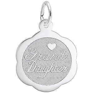 Rembrandt Charms Granddaughter Charm, Sterling Silver