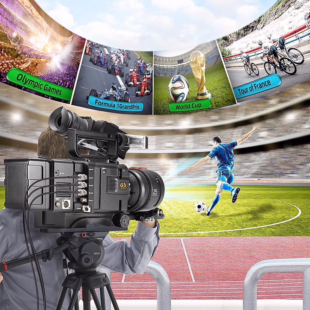 Superbat 3G/6G HD SDI Cable BNC Cable 1ft Thin Short SDI Cable (Belden 1855A) Supports HD-SDI/3G-SDI/4K/8K Camera Recorder Precision SDI Video Cable (2pcs)