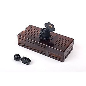SummitLink Tinted Case with Fan for ADS-B Raspberry Pi Stratux DIY Kit, Matte Finish Tool Free Assembly (Does not fit AHRS)