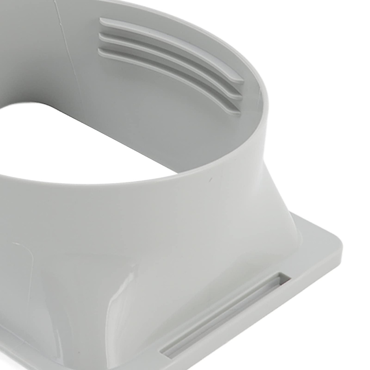 Tnfeeon 5.9 Inch Portable Air Conditioner Exhaust Hose Coupler Window Adapter AC Unit Tube Connector Mobile Air Conditioning Accessories & Parts Window Adapter to Round Window Adapt