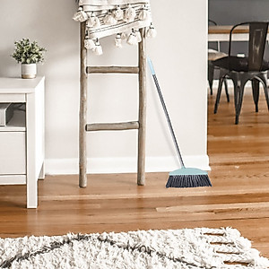 Yardwe Indoor Outdoor Broom Floor Cleaning Broom with Long Handle Heavy- Duty Household Brooms for Home Kitchen