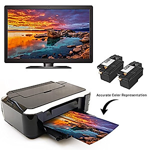 Limeink Compatible Printer Toner Cartridge Replacement for Dell 810wh C1765nf C1765nfw C1760nw 1250c 1355cnw Printer Cartridges Ink for 1250 (2 Black)