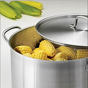 Tramontina 80117/581DS 24 Qt. Stainless Steel Covered Stock Pot, Quarts