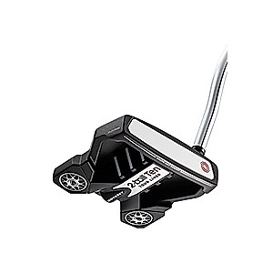 Odyssey Right Putter 2-Ball Ten Ten Lined Double Vent (Mallet, 34 Inch, Stroke LAB Shaft), Men's, Black