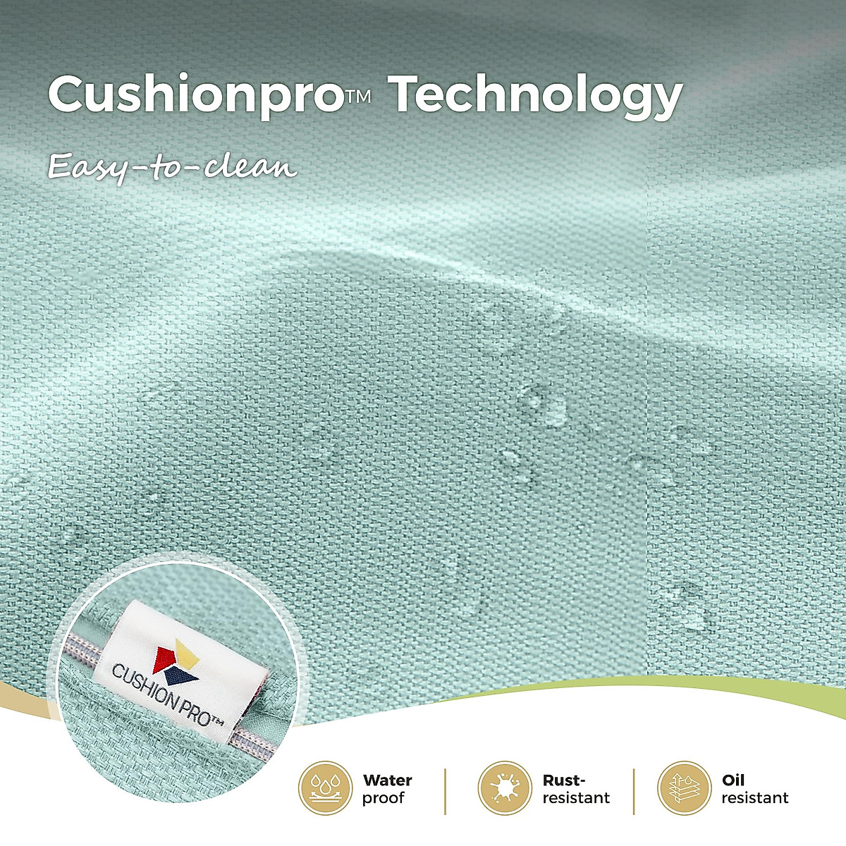 MIXPATIO Patio Couch Wicker 3-Seat Outdoor Brown Rattan Sofa Deep Seating Furniture Blue Cushion