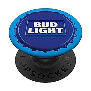 Bud Light Blue Beer Cap PopSockets Stand for Smartphones & Tablets